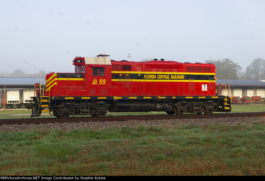 FCEN 55 ON THE FLORIDA NORTHERN RR NEWBERRY DIVISION